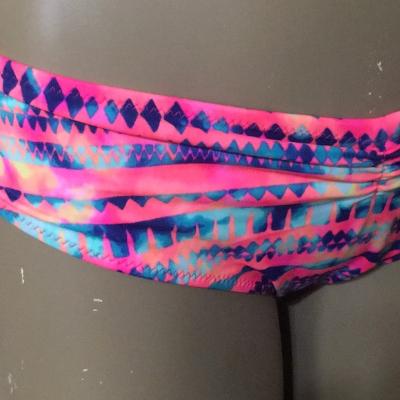 Pink Victorias Secret Swim Victorias Secret Aztec Bikini Bottom